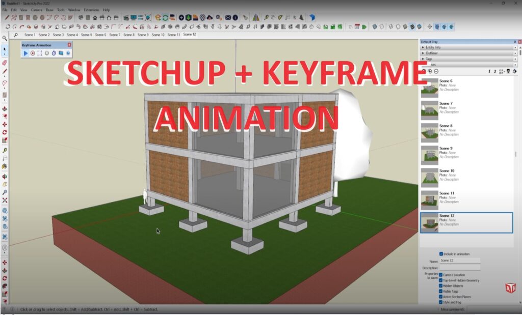 Sketchup + Fredo6 Tạo Chuyển Động Kỹ Thuật Chuyên Nghiệp – ATH Education